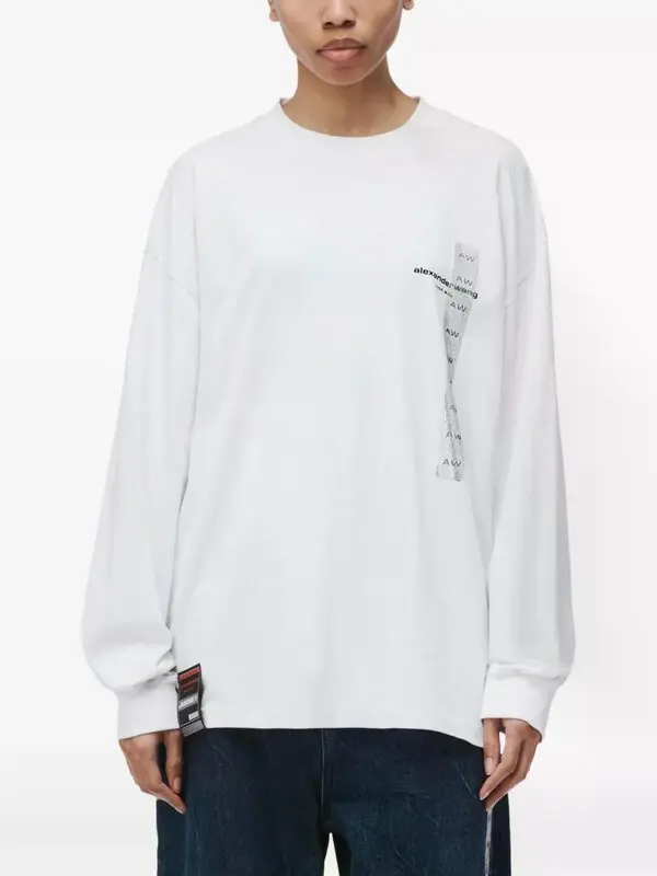 Alexander Wang Graphic Long Sleeve T-shirt