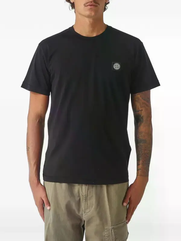 Stone Island 2100027 60/2 Cotton Jersey T-shirt - Black