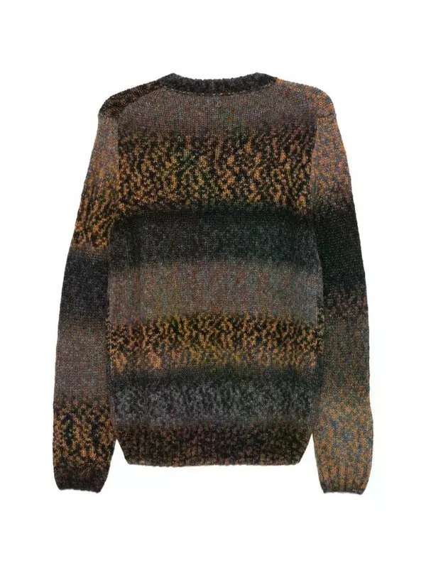 DONDUP Gradient-effect Jacquard-knit Sweater