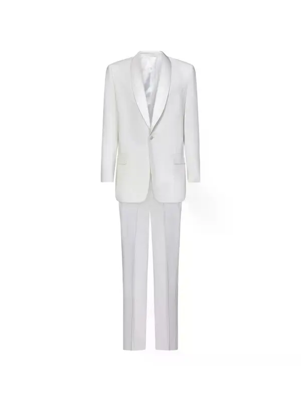 Givenchy Shawl-lapel Suit - White
