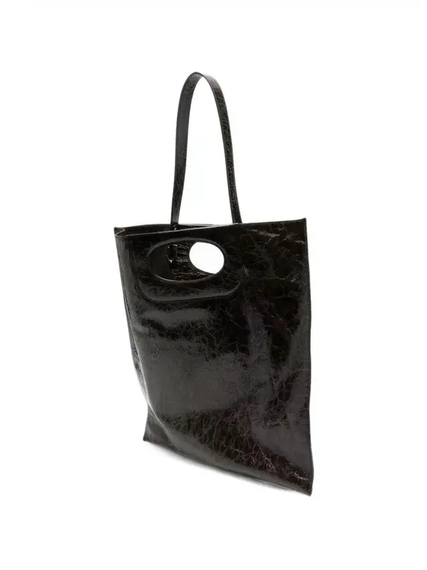 GHERARDINI Piattina Leather Tote Bag