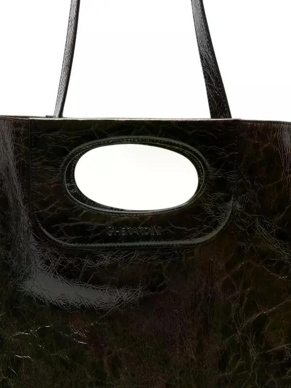 GHERARDINI Piattina Leather Tote Bag