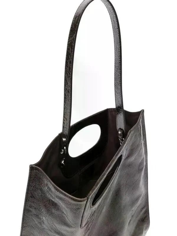 GHERARDINI Piattina Leather Tote Bag