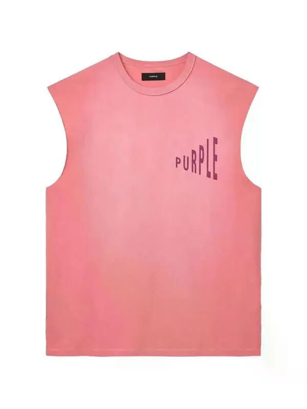 PURPLE BRAND Amplified Logo-print Tank Top - Pink