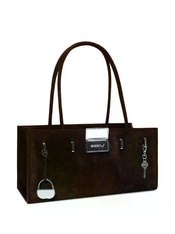 SEEN USERS Seen Aura Suede Shoulder Bag