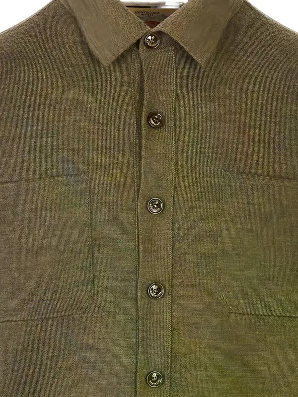 MONTECORE Button-up Patch-pocket Shirt