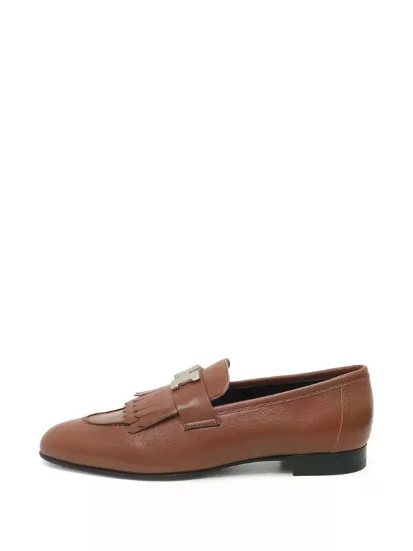 Hermès Royal Fringed Loafers - Brown