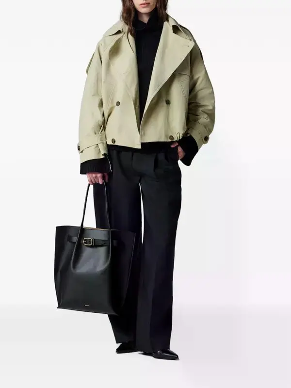Paul Smith Stone Cropped Trench Jacket