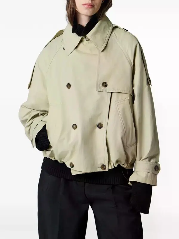 Paul Smith Stone Cropped Trench Jacket
