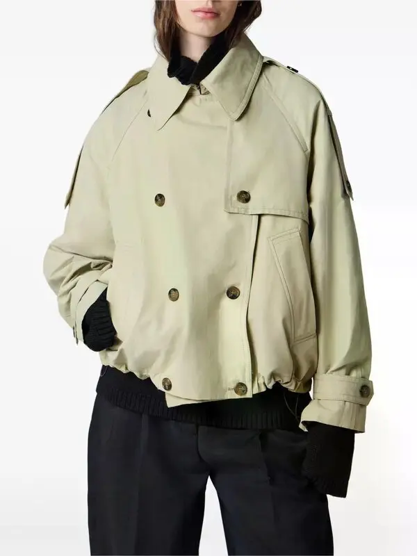 Paul Smith Cropped Trench Jacket - Neutrals