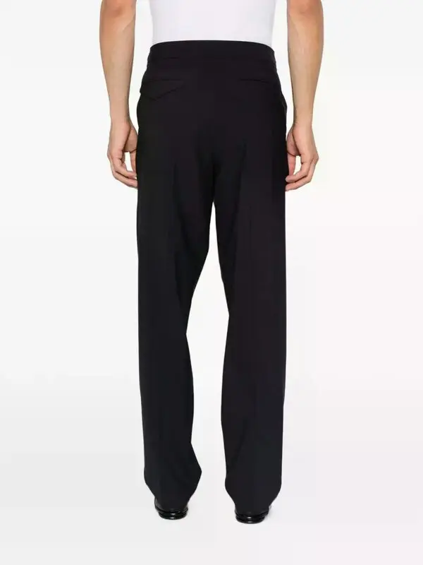 CELLAR DOOR Leo T Pleated Straight-leg Trousers