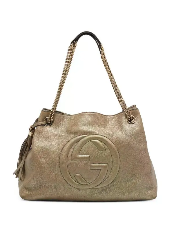 Gucci Soho Chain Tote Bag - Gold