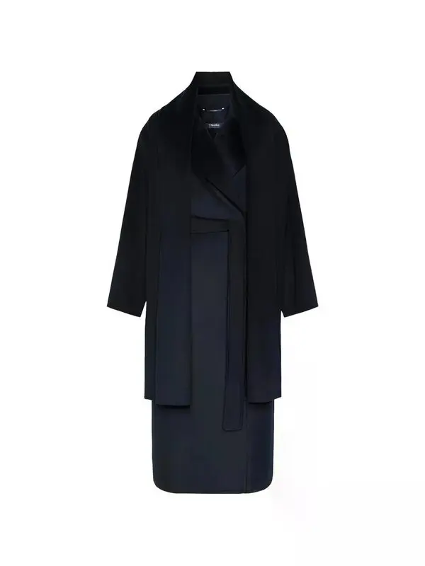 Max Mara Carisma Belted Coat - Blue