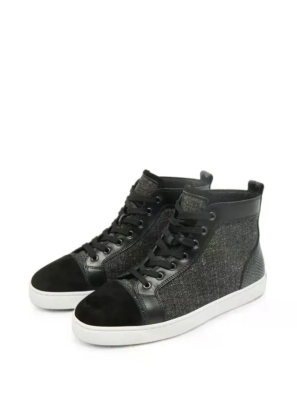 CHRISTIAN LOUBOUTIN Louis Orlato Python-embossed Sneakers