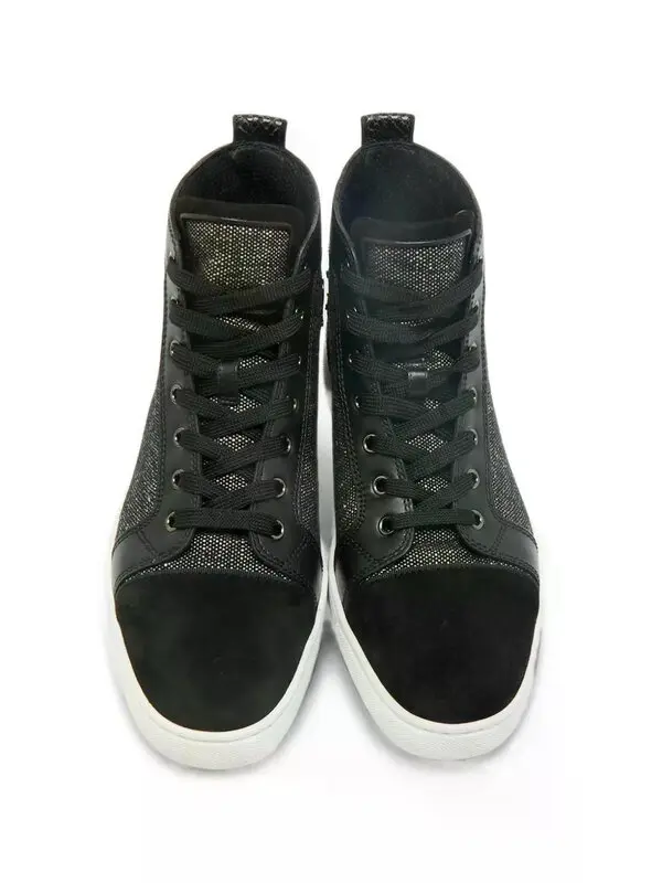 CHRISTIAN LOUBOUTIN Louis Orlato Python-embossed Sneakers