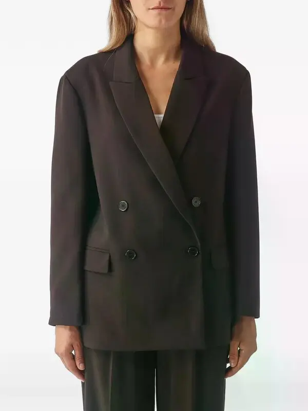 TWINSET Double-breasted Blazer - Brown