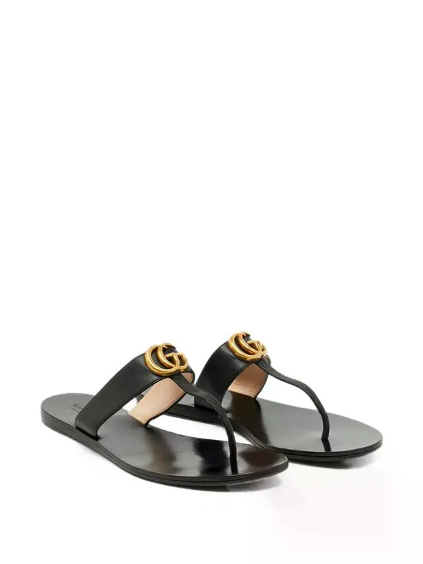 Gucci Double G Thong Flat Sandals