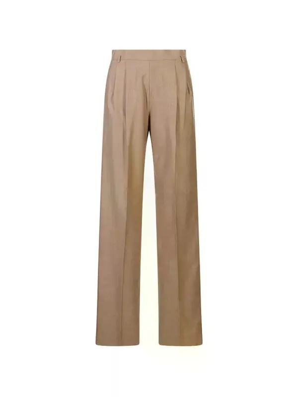Max Mara Pleated-design Trousers - Brown