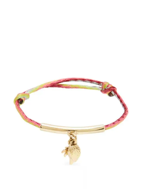 BVLGARI Serpenti Palm Tree Cord Bracelet - Gold