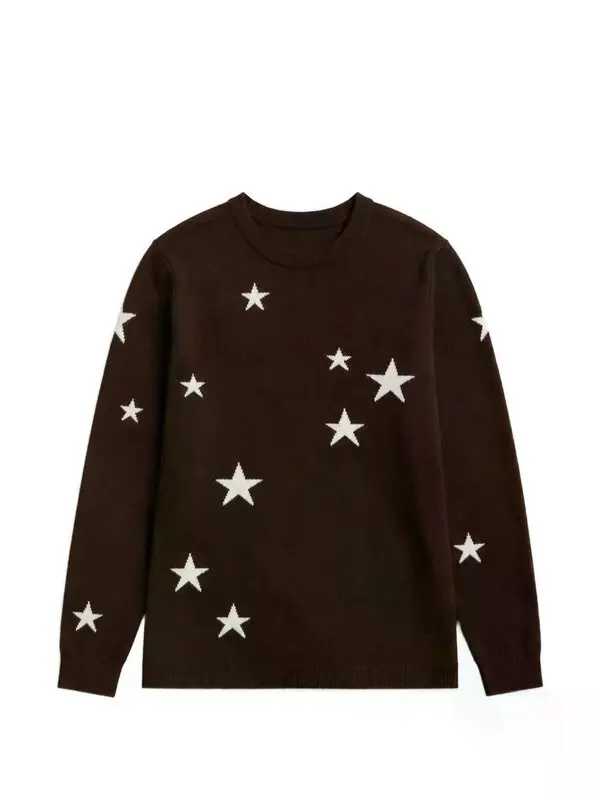 Chinti & Parker Star-intarsia Sweater - Brown