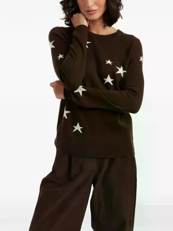Chinti & Parker Star-intarsia Sweater