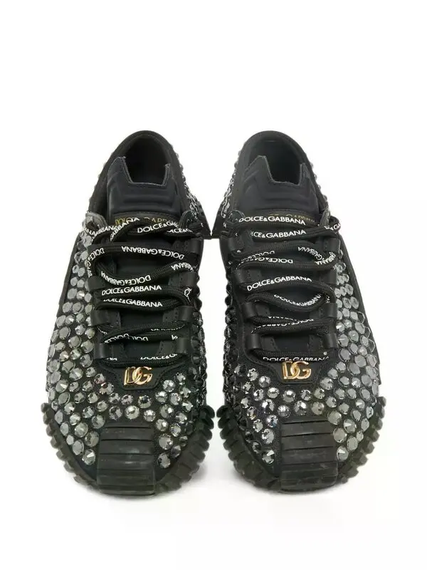 Dolce & Gabbana Crystal Embellished Sneakers