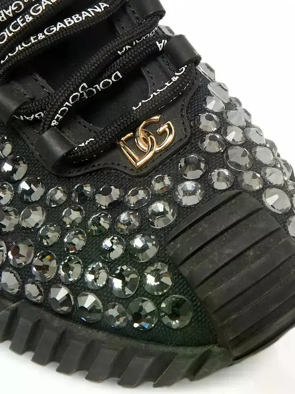 Dolce & Gabbana Crystal Embellished Sneakers