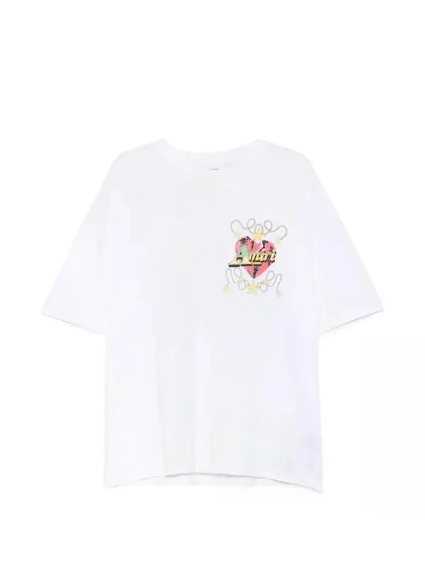 Amiri Logo Embroidered Raglan Sleeve Sweater