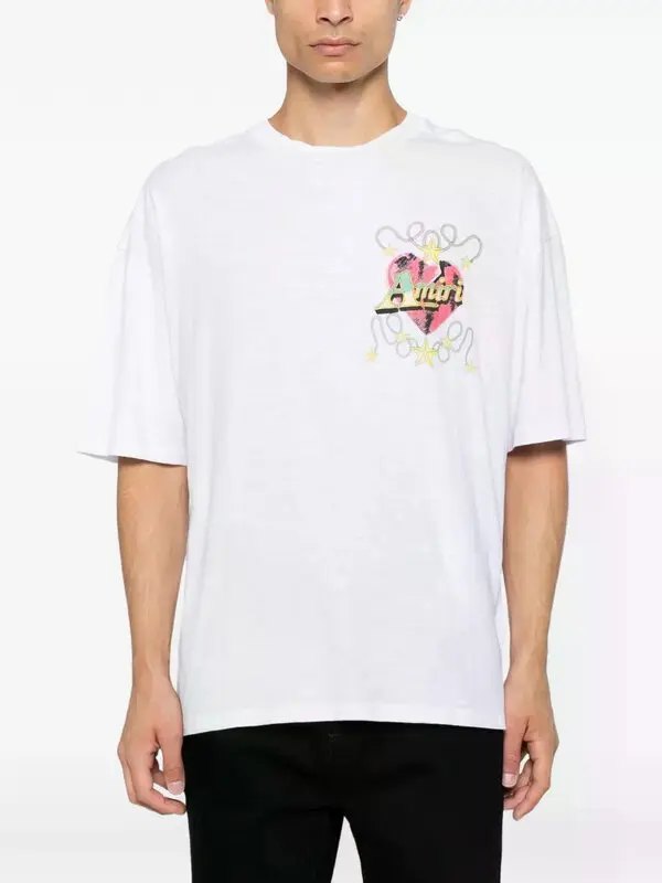 Amiri Logo Embroidered Raglan Sleeve Sweater