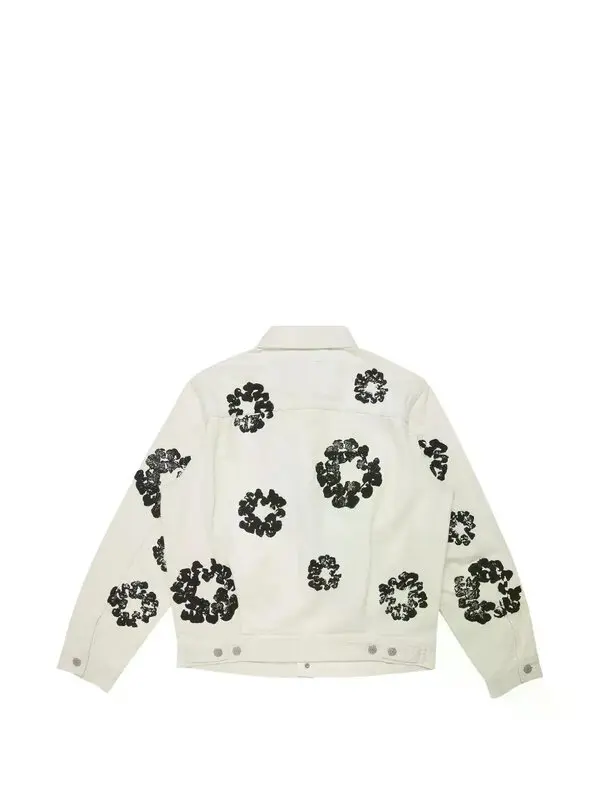 DENIM TEARS X Levi's Wreath-print Denim Jacket