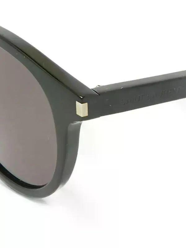 Saint Laurent Sl342 Round-frame Sunglasses - Black