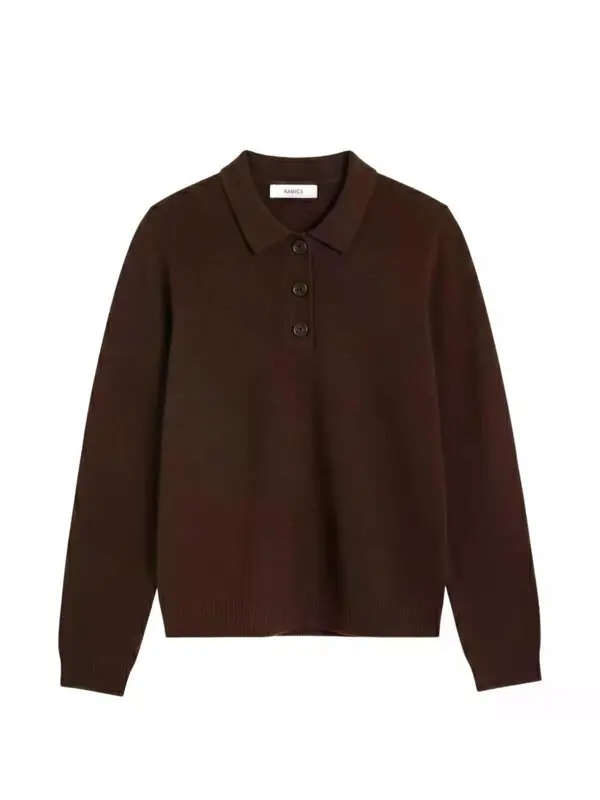 Chinti & Parker Polo-collar Sweater - Brown
