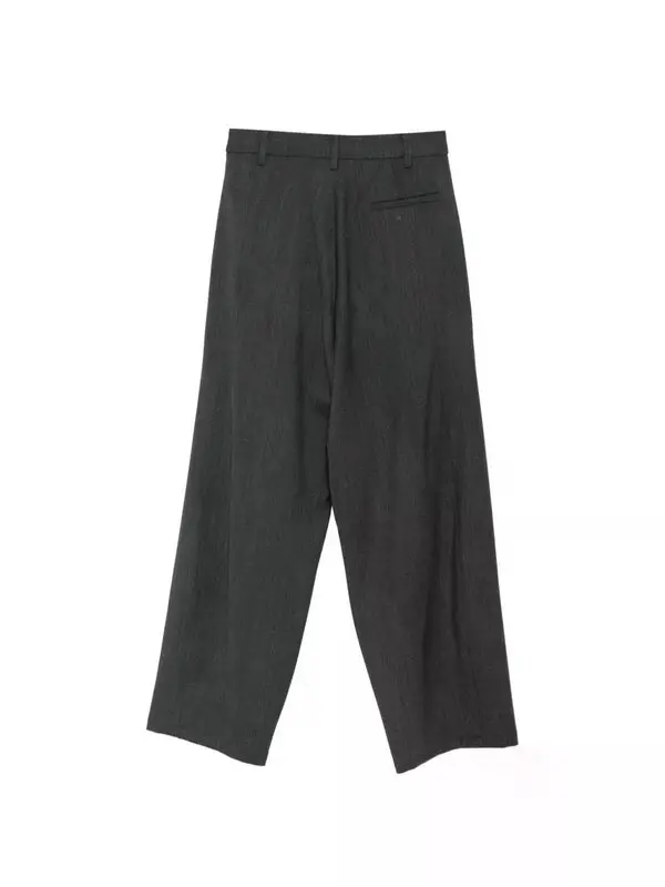 FRENKEN Pleated Wide-leg Trousers