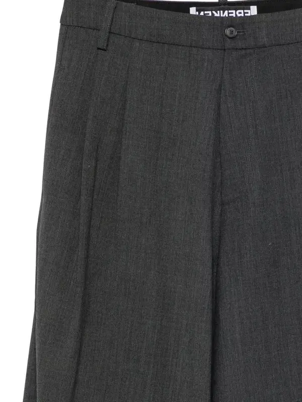 FRENKEN Pleated Wide-leg Trousers