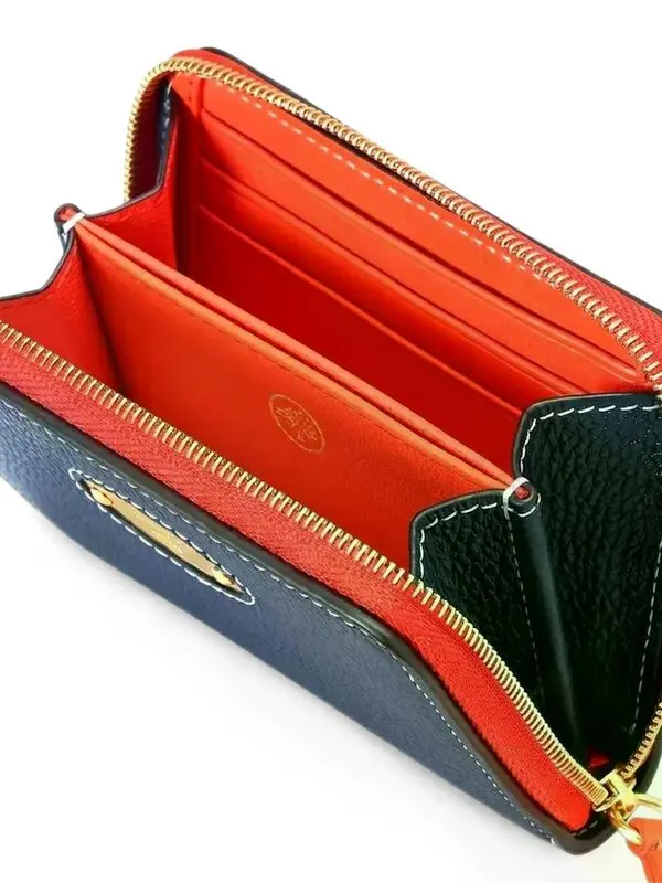 Mulberry Logo-plaque Grained Leather Purse