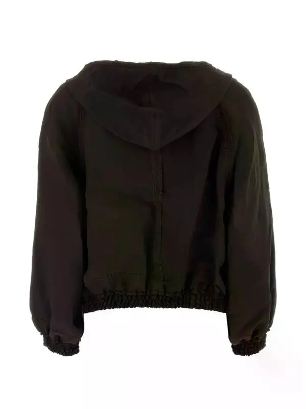 Magda Butrym Zip-up Drawstring Hoodie