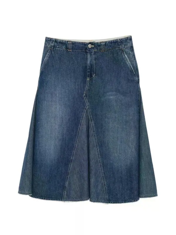 Our Legacy Rift Paneled Skirt - Blue