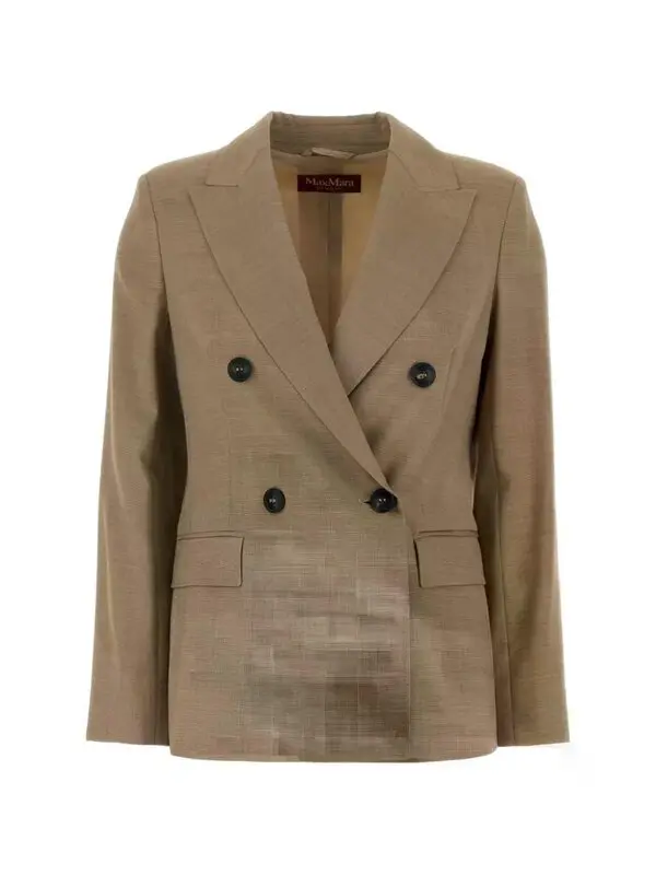 Max Mara Double-breasted Blazer - Neutrals