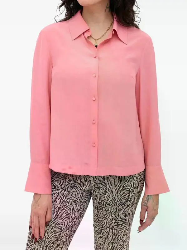 Rixo Crepe De Chine Shirt