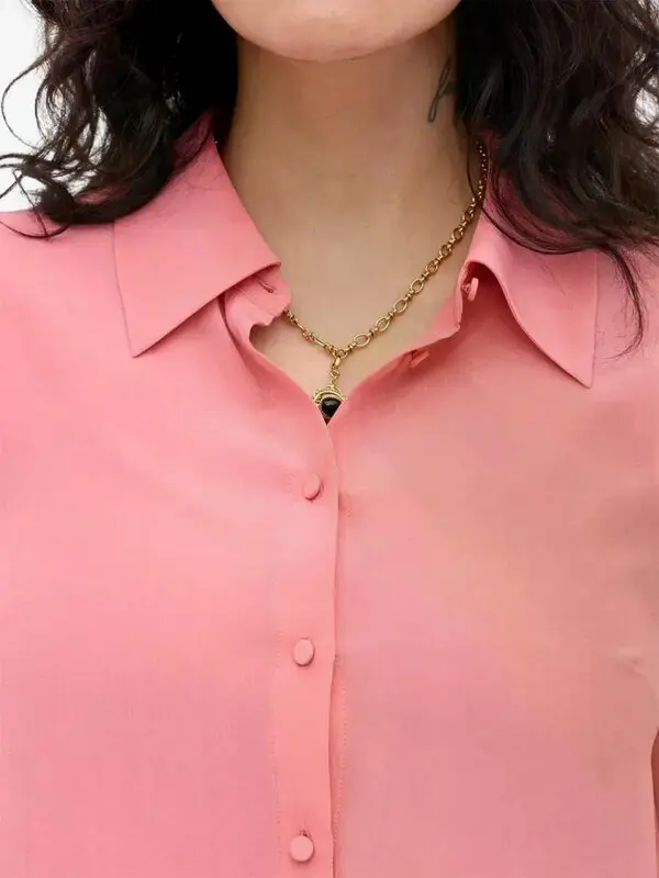 Rixo Crepe De Chine Shirt