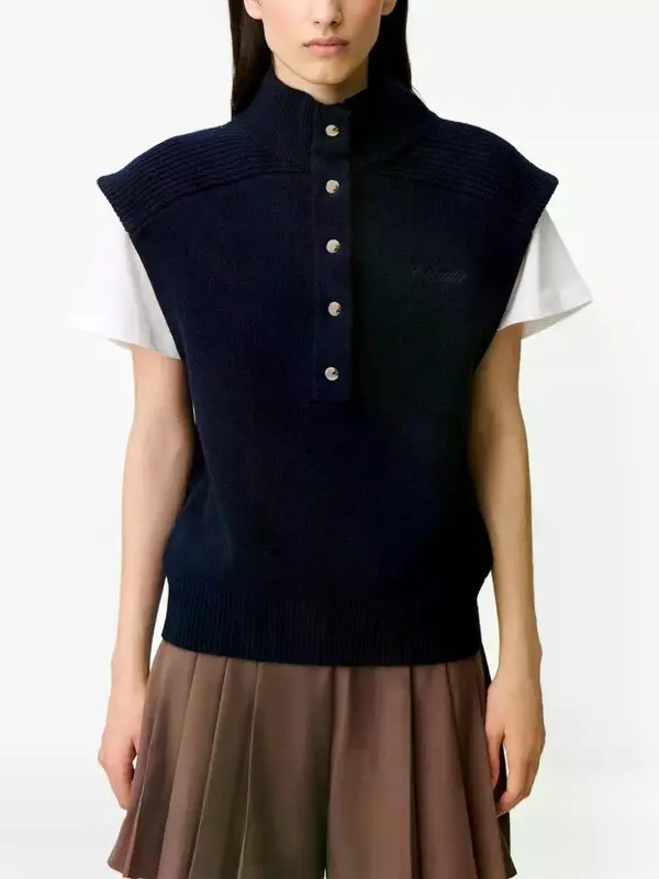 Claudie Pierlot Sleeveless Wool Jumper