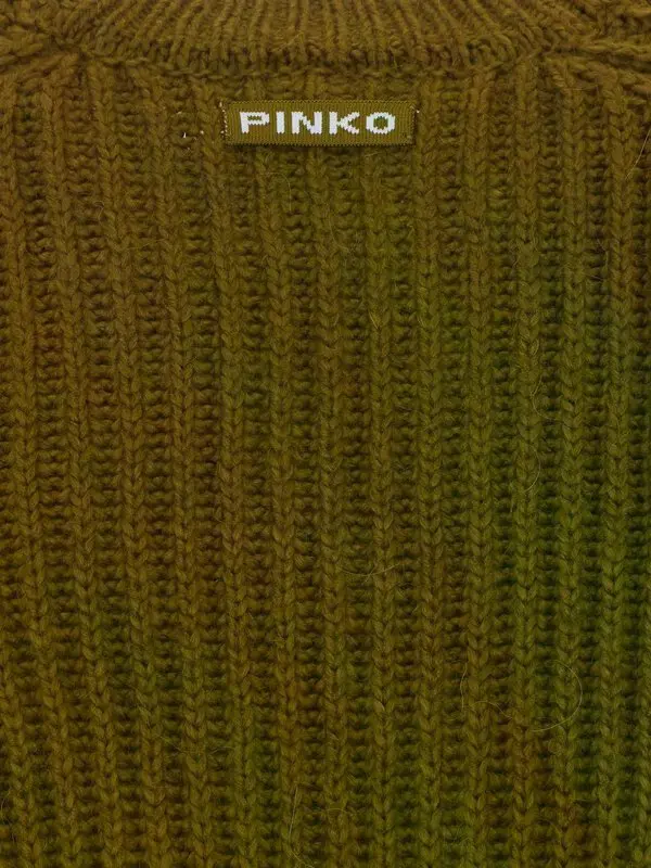 Pinko Ribbed Sweater With Small Pocket