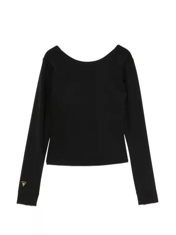 MACRON Scoop Back Blouse
