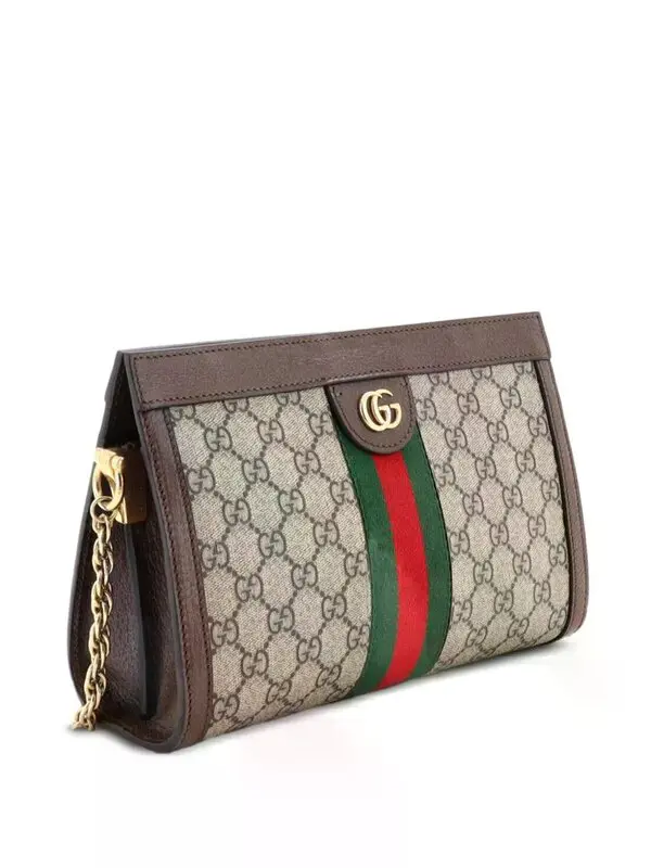 Gucci Ophidia Chain Shoulder Bag - Brown