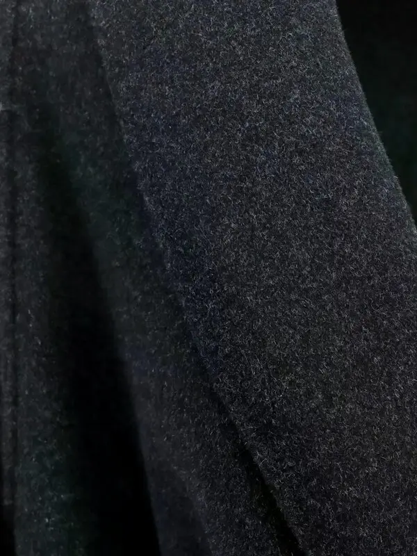 HEVO Belted Shawl-lapel Coat