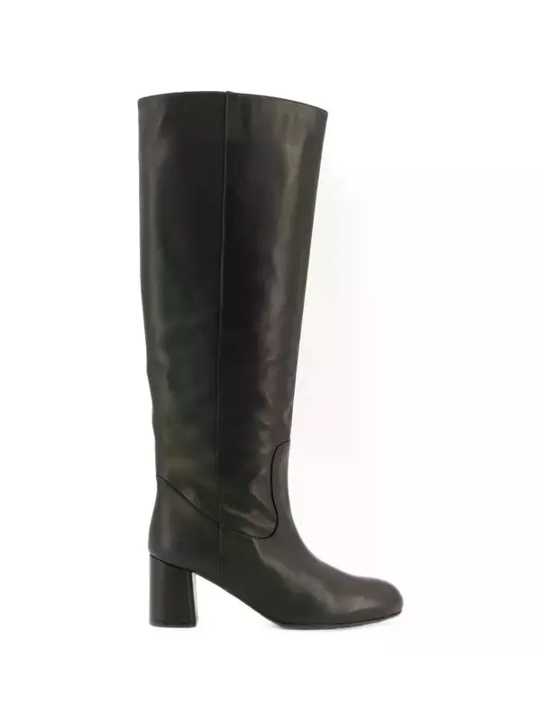 ATP ATELIER Sarconi Knee-high Leather Boots - Black