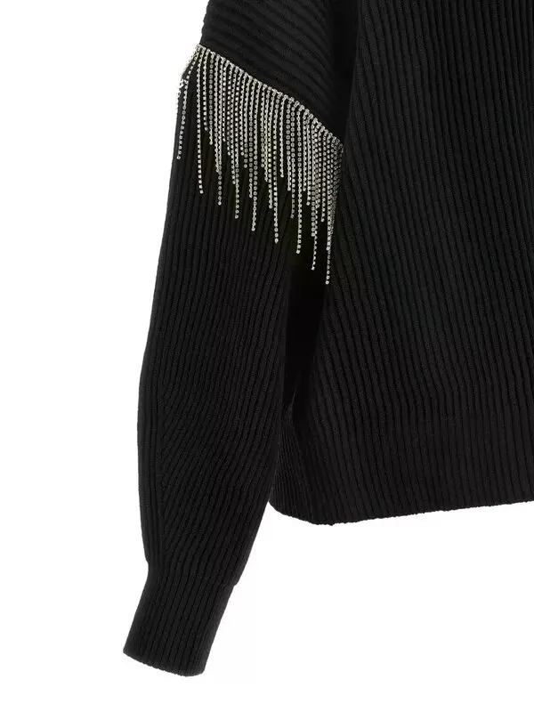 Sportmax Rhinestone-fringe Cardigan