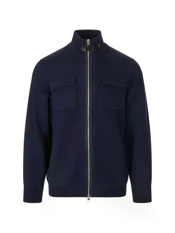 MONTECORE Zip-up High-neck Sweater