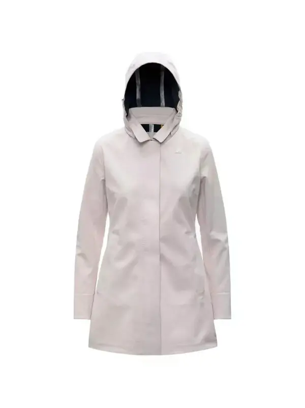 K-WAY Mathy Bonded Hooded Jacket - Neutrals