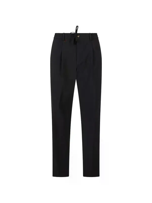 MONTECORE Drawstring Pleated Trousers